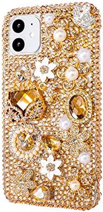 Amazon.com: iFiLOVE for iPhone 11 Diamond Case, Girls Women Luxury Bling Sparkle Glitter Crystal ...