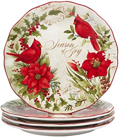 Amazon.com | Certified International Santa's Wish Melamine 11" Dinner ...