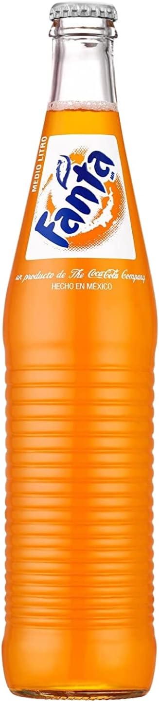Amazon.com : Mexican Fanta Orange Glass Bottle, 12 fl oz, 24 Pack : Grocery & Gourmet Food