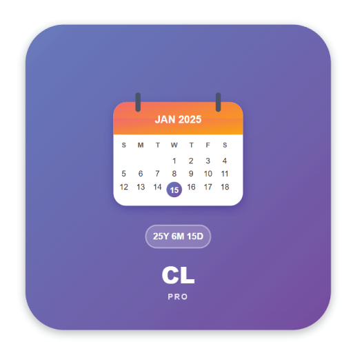 Aplicación ChronoLife Pro - Advanced Age Calculator en Amazon Appstore