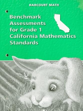Amazon.com: California Harcourt Math Benchmark Assessments for Grade 1 Mathematics Standards ...