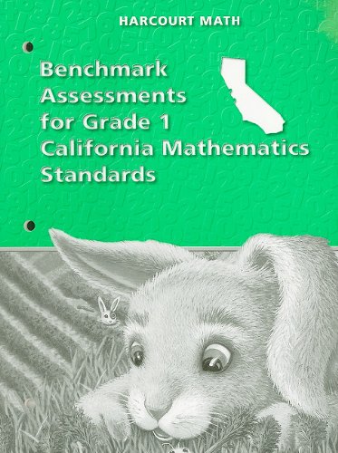 Amazon.com: California Harcourt Math Benchmark Assessments for Grade 1 Mathematics Standards ...