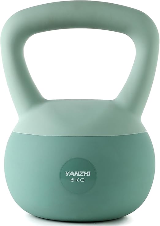 Soft Iron Sand Kettlebell with Non-Slip Handle - Home Workout ...
