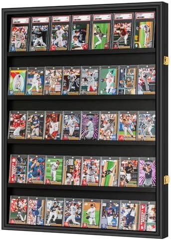 Amazon.com: GYaozii 40 Large Baseball Card Display Case Graded Sports ...