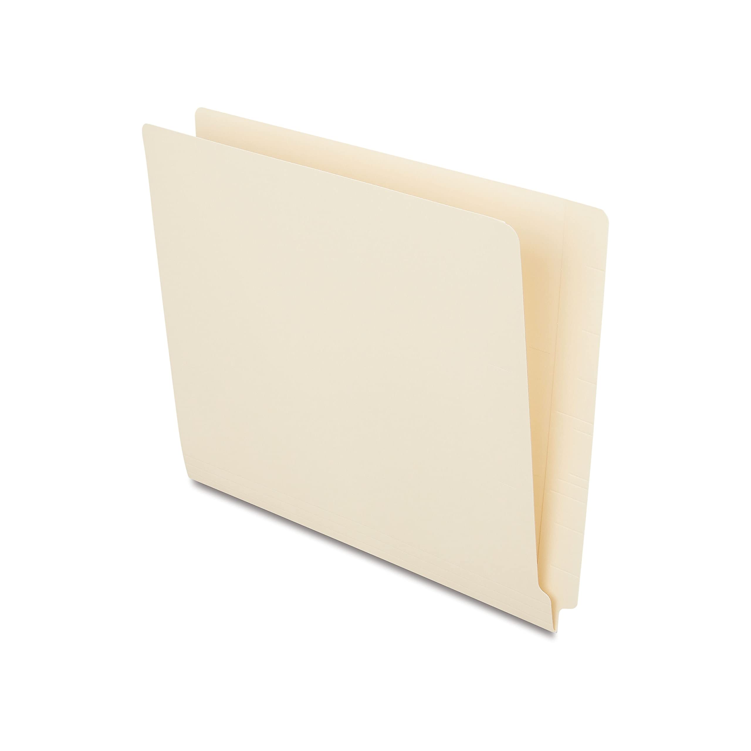 Amazon.com : Staples Reinforced End Tab File Folder, Straight Cut ...