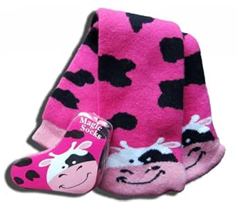 Brabo Children's Magic Socks (Cow) : Amazon.in: Fashion