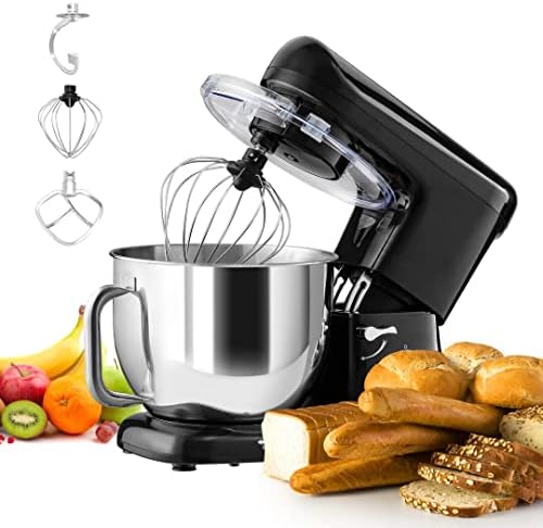 GiantexUK Stand Mixer, 7L Food Mixers with Dough Hook, Beater and ...