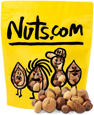 Amazon.com : Nuts.com – Mixed Nuts in Shell – 5 Lb Bag, Healthy Snack ...