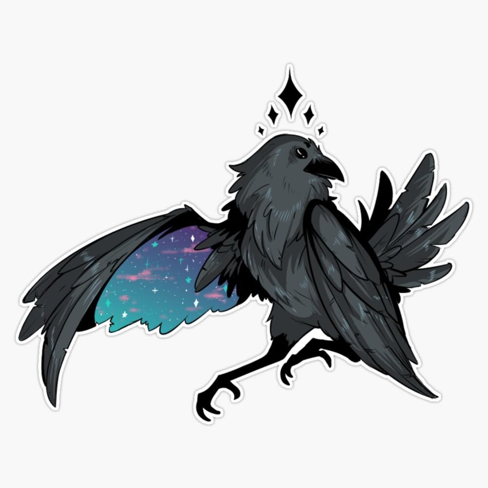 Amazon.com - Space Raven Sticker Bumper Sticker Vinyl Decal 5"