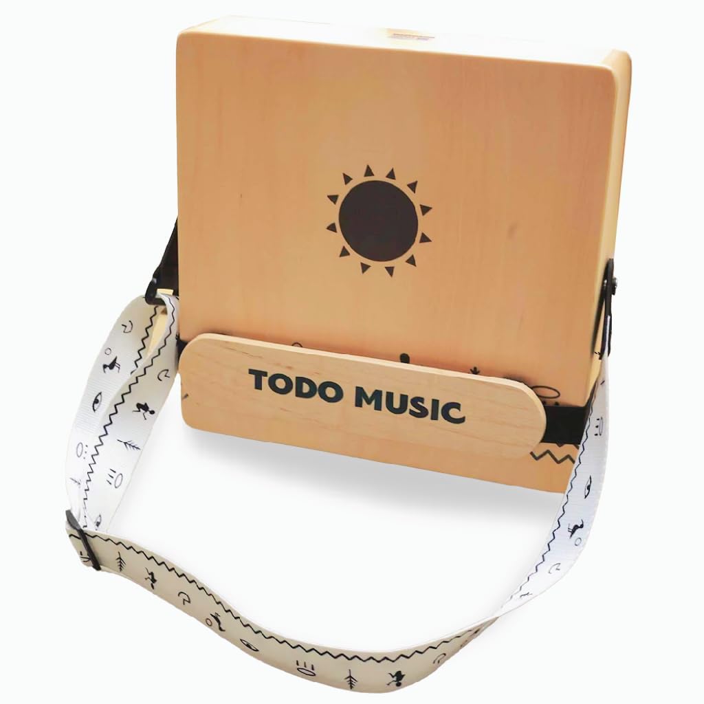 Amazon.com: TODO Travel Cajon Box Drum Flat Hand Drum Portable Birch ...