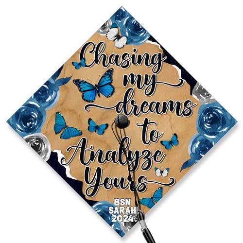 Amazon.com: BSN Psychology Graduation Cap Topper, Personalized ...