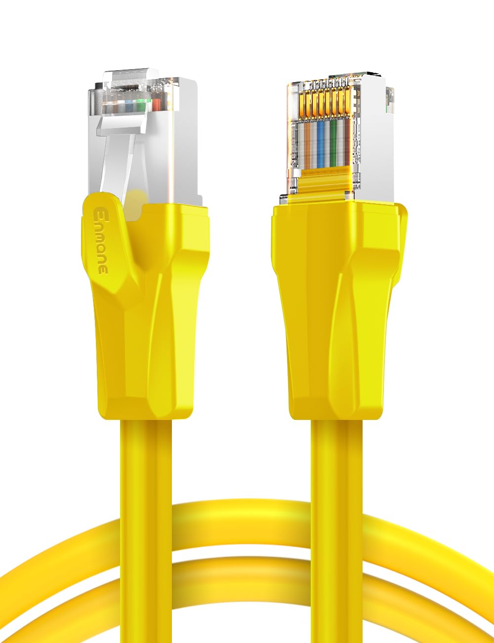 Enmane Cat6 Ethernet Cable 15FT, High Speed Shield (SFTP) 1Gpbs 250Mhz LSZH Cat6 LAN Network ...