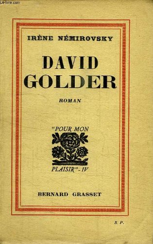 Amazon.com: David Golder: NEMIROVSKY, Irène: Books