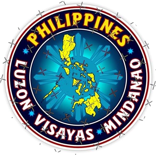 Amazon.com - Philippines – LUZON VISAYAS MINDANAO, Filipino Map Shape ...