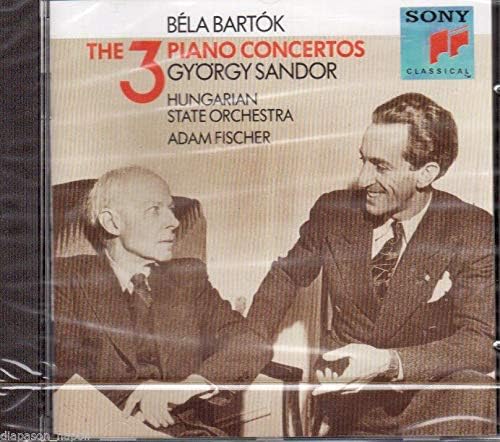 Bartok: The 3 Piano Concertos by SANDOR GYORGY (piano), BARTOK Bela, FISCHER ADAM, HUNGARIAN ...