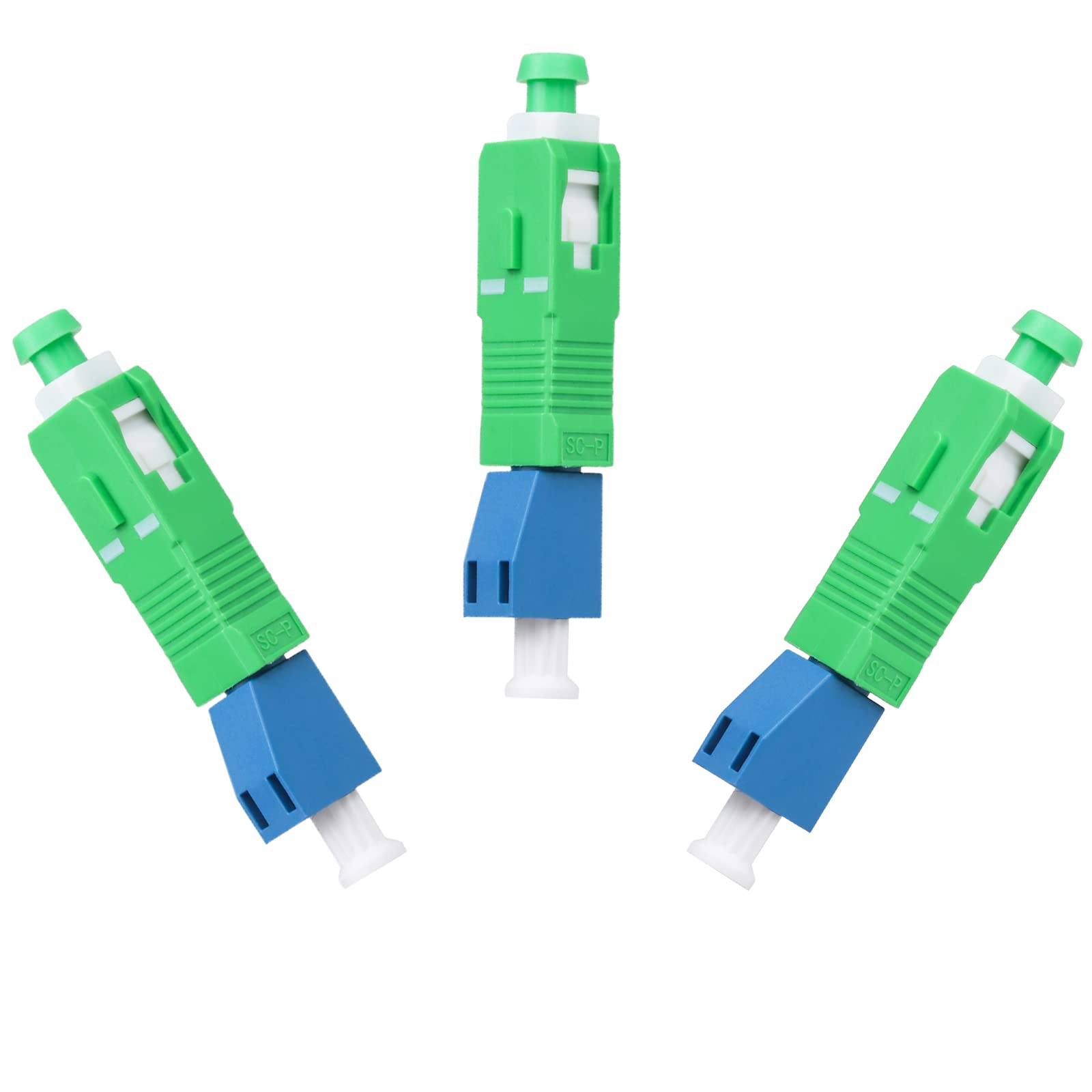 Buy 2Pcs Singlemode SC/APC Male to LC/UPC Female Adapter Fiber Optic ...