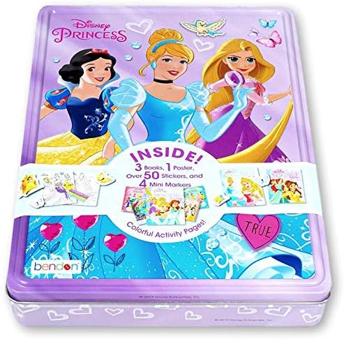 Amazon.com: Disney Princess Activity Set for Girls (Coloring Stickers ...