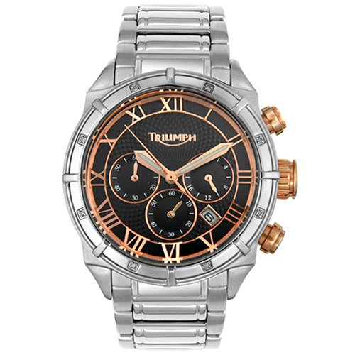 Triumph Motorcycles Women's 5006-22 Diamond Accented Chronograph Watch ...