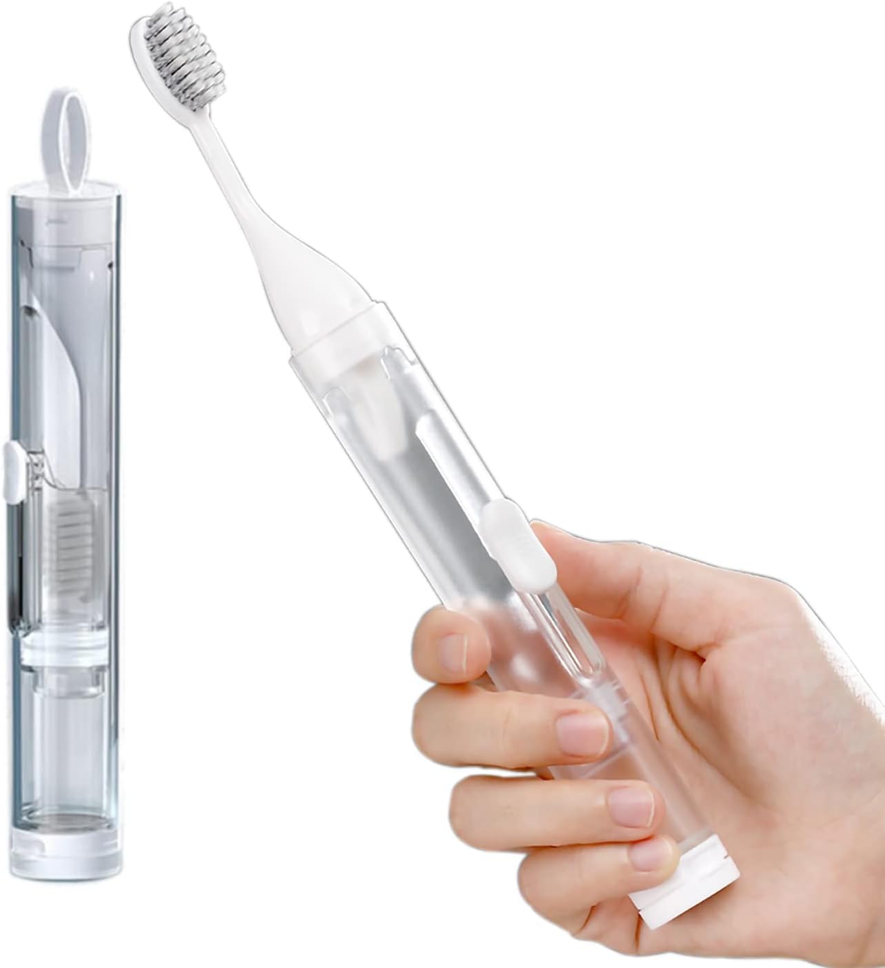 Amazon.com : prony 3 in 1 Portable Travel Toothbrush with Travel Case ...