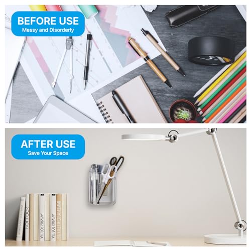 Snapklik.com : 6 Pack Plastic Wall Folders, Acrylic Single Pocket Wall ...