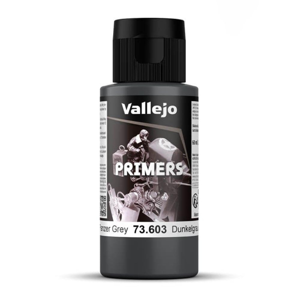 Amazon.com: Vallejo - Surface Primer Color | German Panzer Grey 60 ml ...