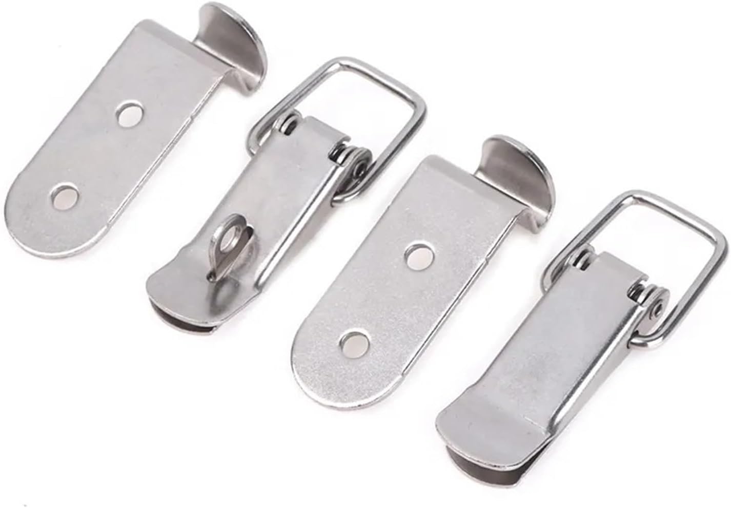 90 Degrees Duck-Mouth Buckle Hook Lock Iron Spring Loaded Draw Toggle ...