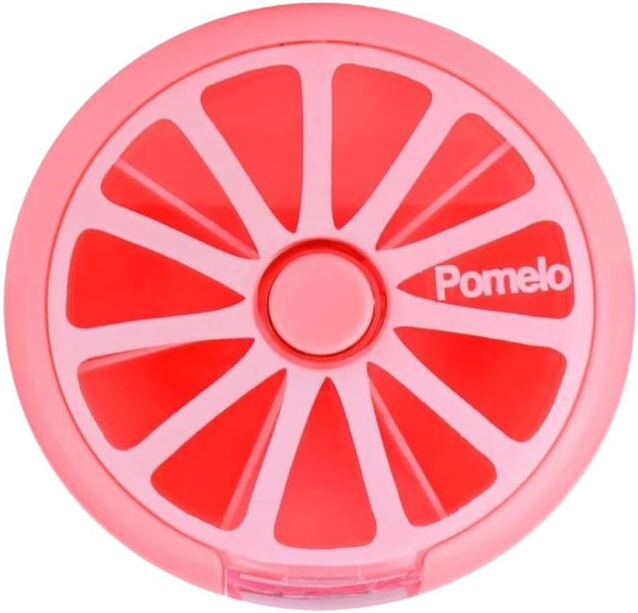 Portable Mini 7 Day Circular Shape Rotary Style Pill Cases,Carousel ...