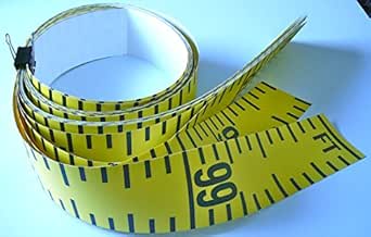 Amazon.com: Oregon Rule Co. Cinta de suelo – Parte trasera adhesiva – 4 ...