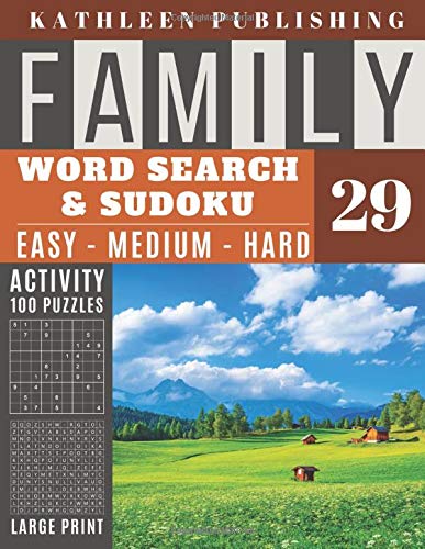 Buy Family Word Search and Sudoku Puzzles Large Print: 100 games ...