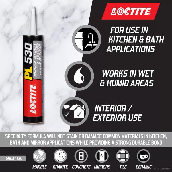 Snapklik.com : PL 530 Mirror, Marble And Granite Construction Adhesive ...
