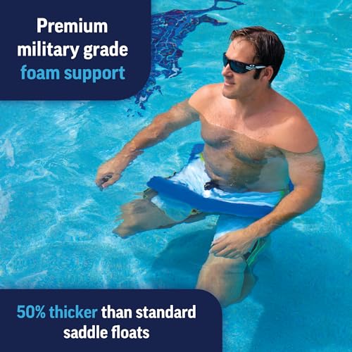 Snapklik.com : Foam Water Saddle Float For Kids & Adults - Blue High ...