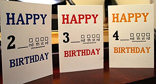 Amazon.com: Happy Birthday (Fill in the blanks) 3_ : Office Products
