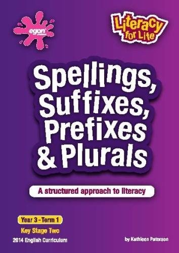 Spellings, Suffixes, Prefixes & Plurals Year 3 Term1: A Structured ...