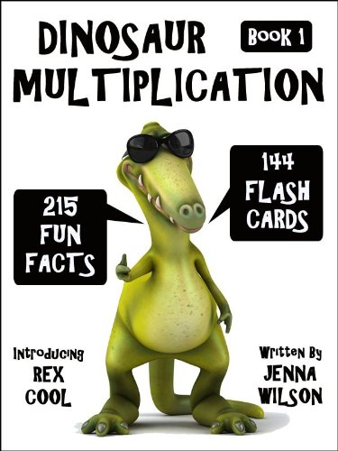 Dinosaur Multiplication Flash Cards & Fun Facts: Book 1 (Maths ...