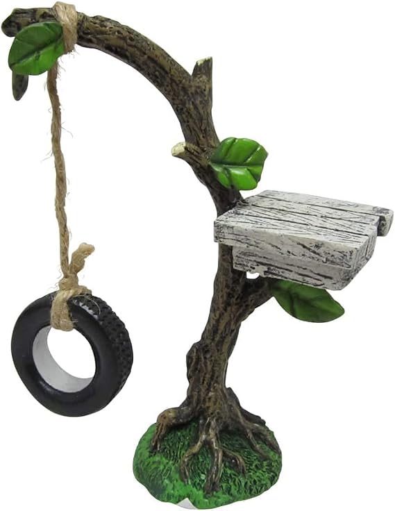 Amazon.com: Mini Lookout Tree with Tire Swing by ArtMinds™ : Patio ...