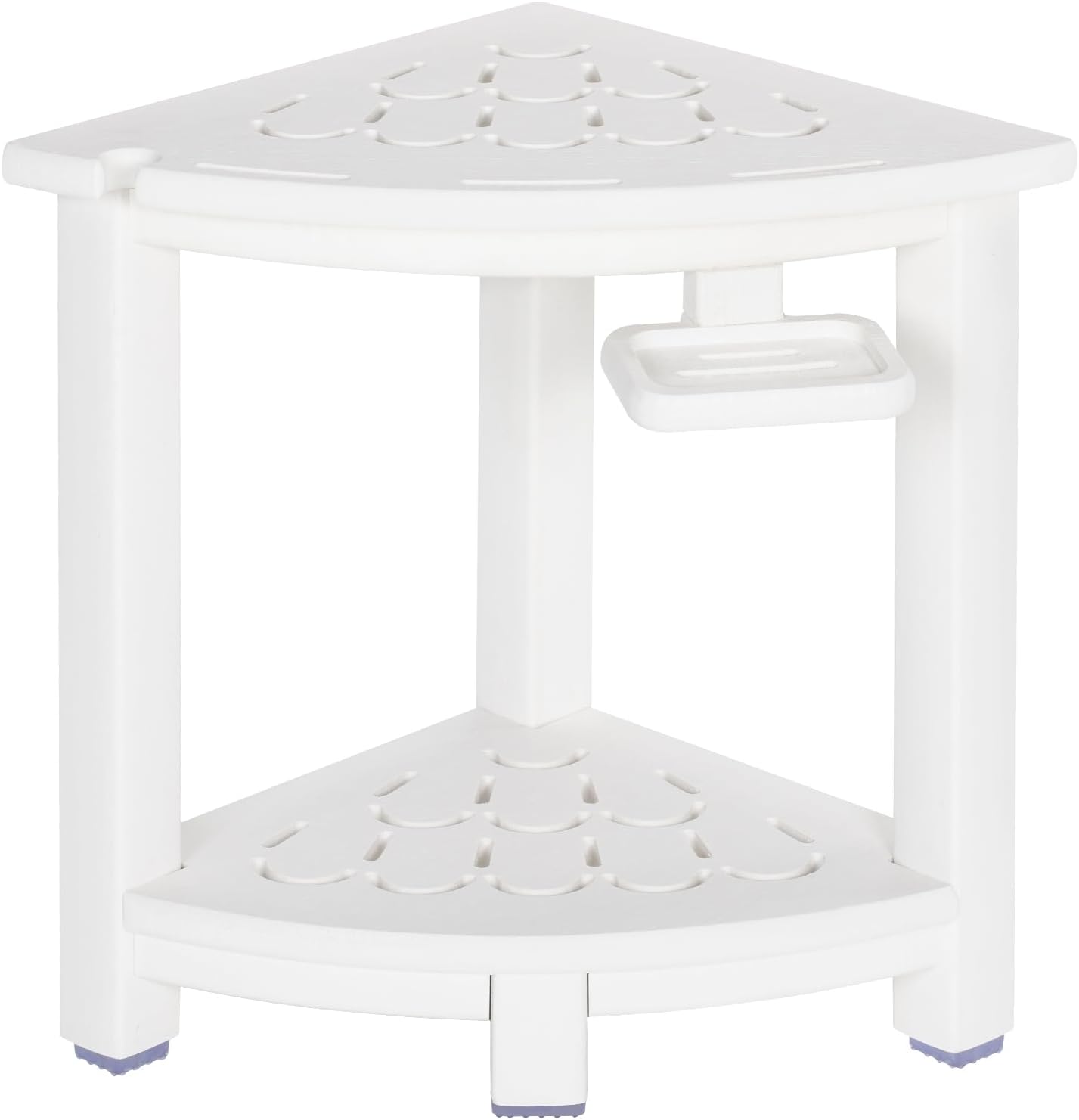 Amazon.com: Ciokea Corner Shower Stool, HDPE Waterproof Shower Bench ...