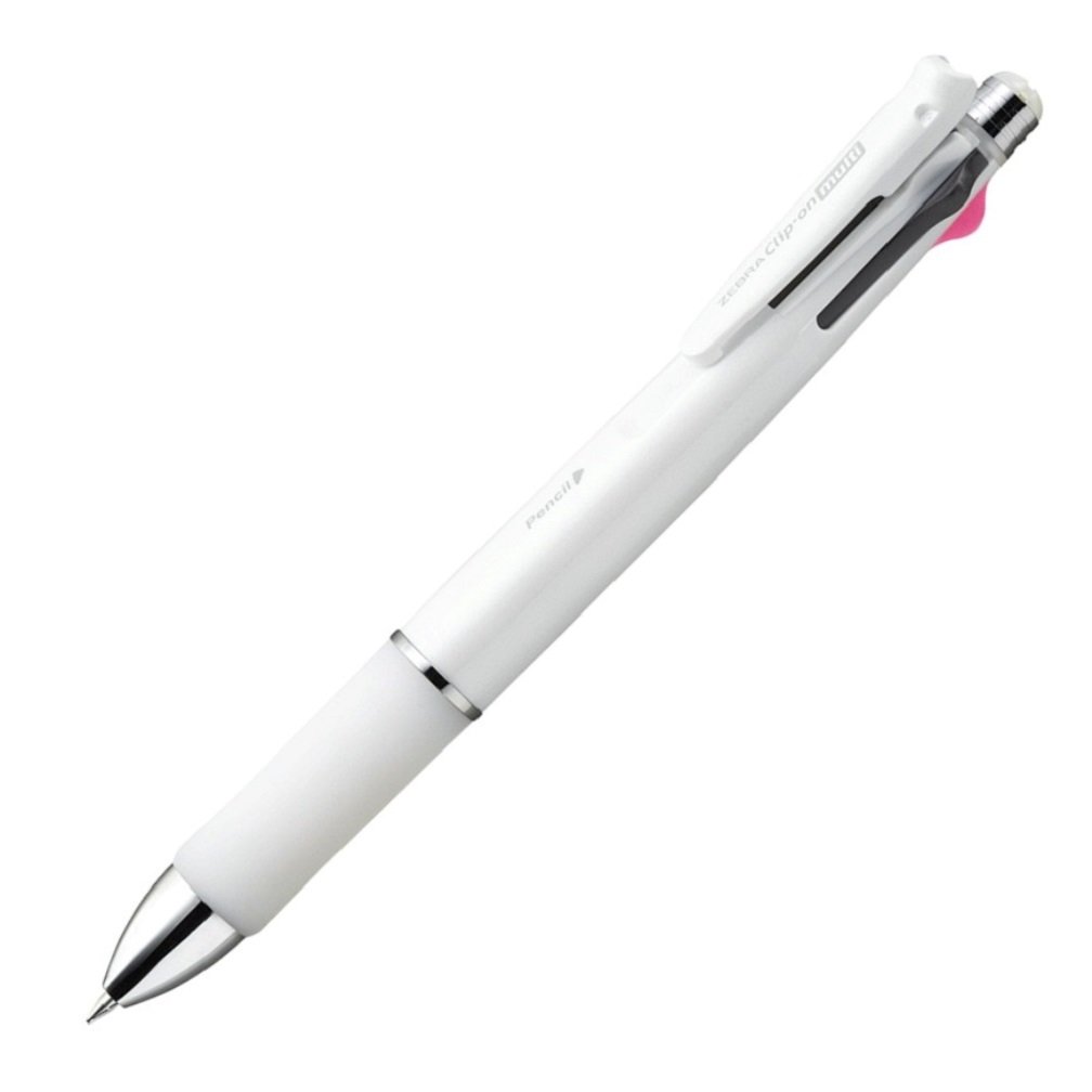 Zebra Clip-on multi 1000S Multifunctional Pen, 4 Color 0.7 mm Ballpoint ...