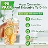 Amazon.com: Lilymicky 90 Sets 20 oz Clear Plastic Cups with Dome Lids ...