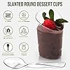 Amazon.com: Open Cut Slanted Round Dessert Cups - 3 ounce - 40 Count ...