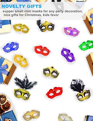 Amazon.com: 10PCS/Set Mini Masquerade Mask Party Decoration, Supper ...