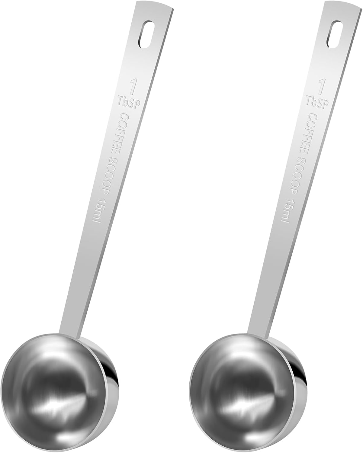 Amazon.com: 2 Pcs 1tbsp (15ML) Polished Long Teaspoon with Measurement ...