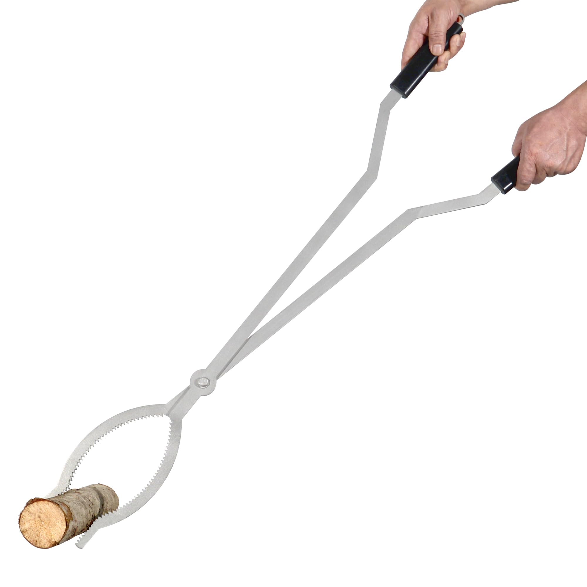 Amazon.com : 40" Fire Tongs Firewood Grabbers, Stainless Steel Large ...