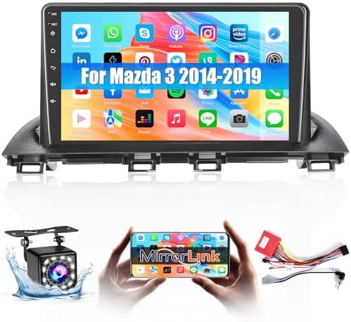 Amazon.com: Roinvou Car Radio Stereo for Mazda 3 2014-2019, 9 Inch ...