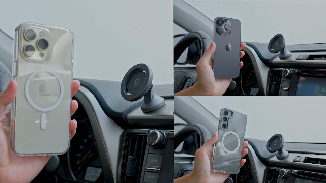 Watch Installation Guide SYNCWIRE MagSafe Car Mount Dashboard on Amazon ...