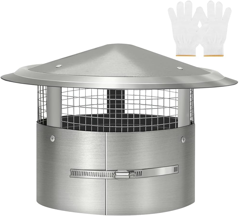 Amazon.com: 10" Slip-in Round Stainless Steel 3/4 Mesh Cap : Home & Kitchen