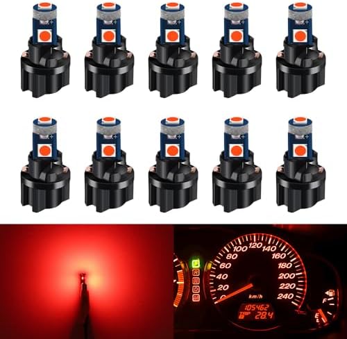 Amazon.com: T5 LED Dash Bulbs Light Dashboard Instrument Cluster 74 37 ...