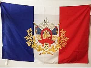AZ FLAG - Drapeau France Armoiries 3ème république - 90x60 cm - Drapeau ...