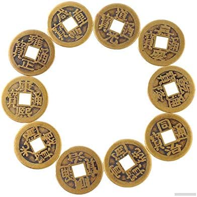 Amazon.com: Boao 50 Pieces 1 Inch Chinese Feng Shui Coins I Ching Coins ...