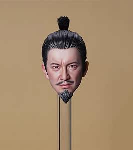 Amazon.com: 1/6 Scale Male Head Sculpt,Samurai Male Soldier Head Carved ...