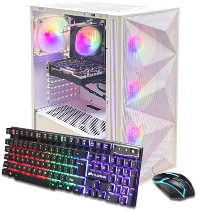 Amazon.com: STGAubron Gaming PC Desktop Computer, AMD Ryzen 7 5700X up ...